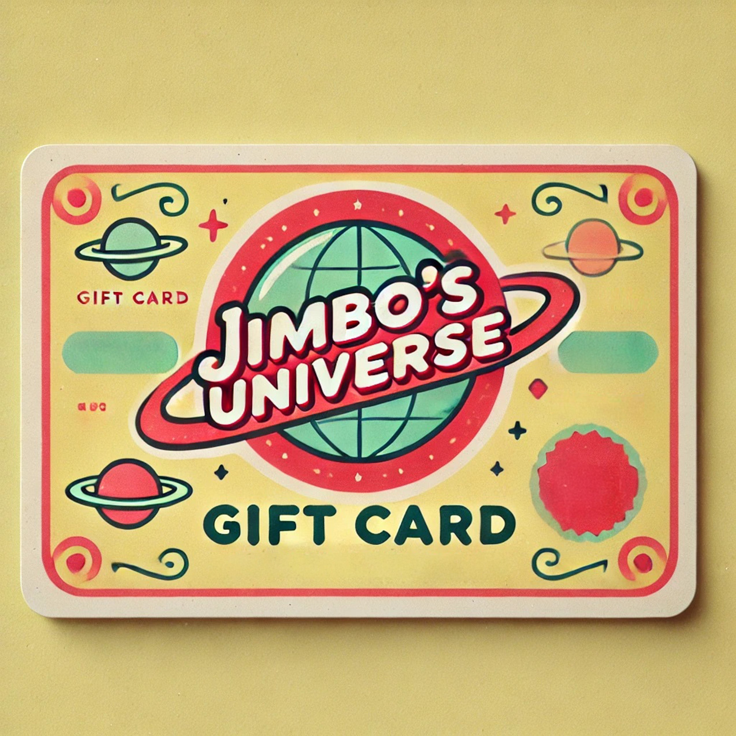 Gift card – Jimbo's Universe